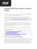 Mind Power PDF | PDF