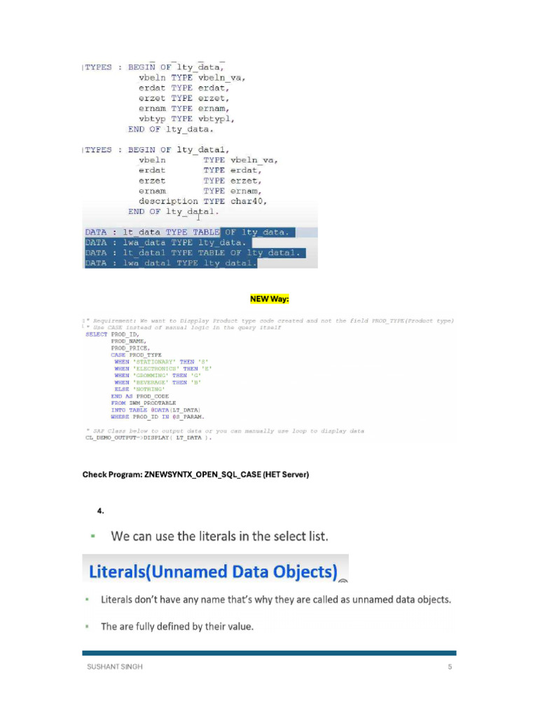 New Syntax Part2 | PDF