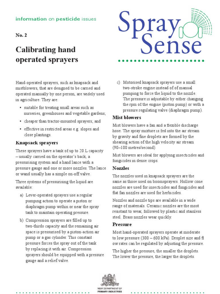 Plugin Hand Sprayers | PDF | Litre | Nozzle