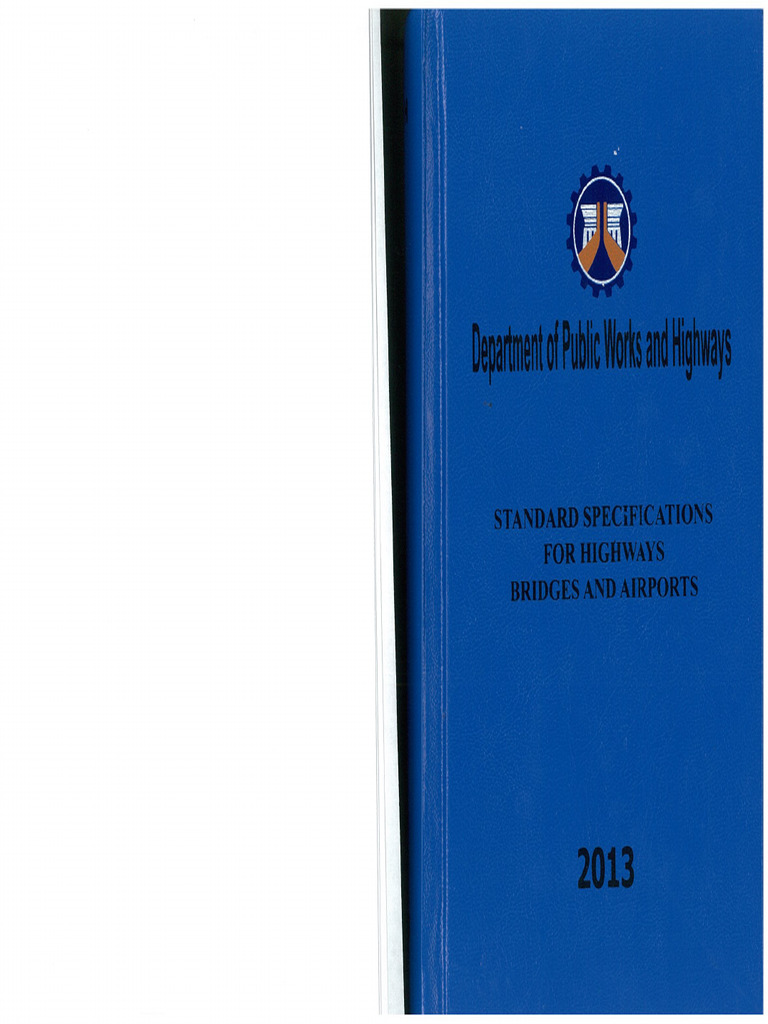 DPWH Standard Spec Vol-II - Road&Bridge - 2013 | PDF