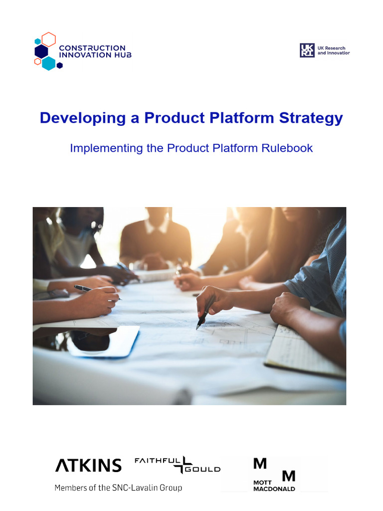 Developing A Product Platform Strategy - Implementing The Product Platform Rulebook Final | PDF