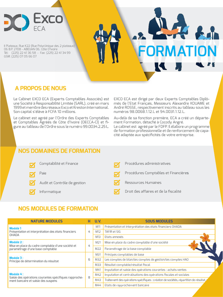 Flyer ECA FORMATION | PDF