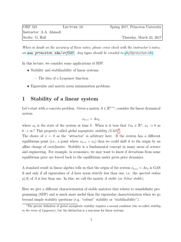 ORF523 S17 Lec10 GH | PDF