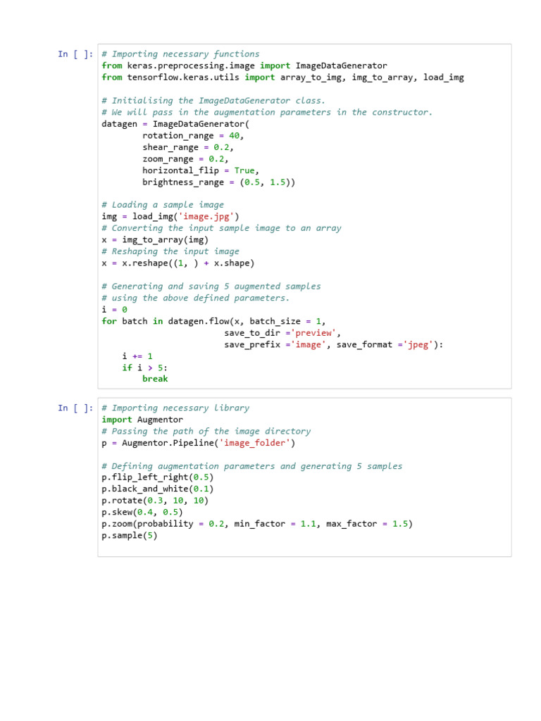 Data Augmentation | PDF