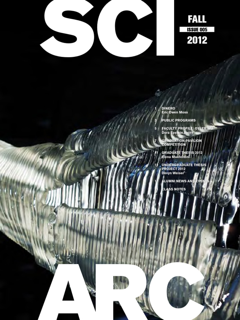 Sci-Arq 2012 | PDF