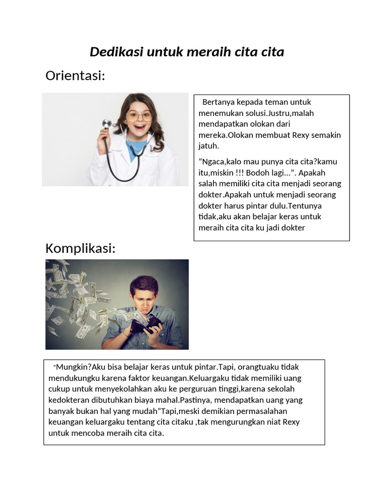 Orientasi:: Dedikasi Untuk Meraih Cita Cita | PDF