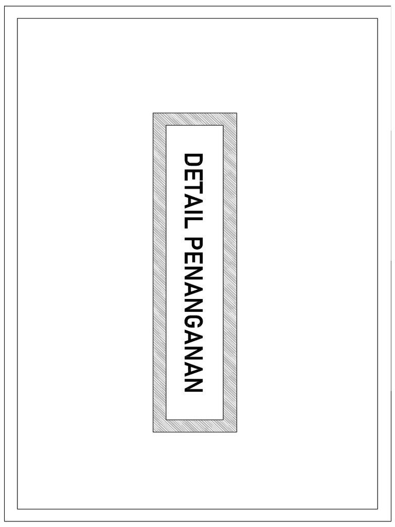 Detail Penanganan Jalan DED Ruas Jalan Talisayan - Tanjung Redeb 1 | PDF