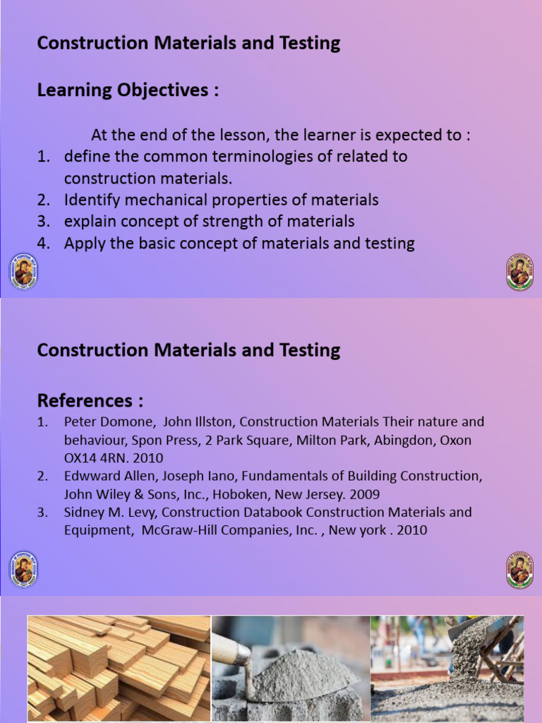 Lesson 1 Introduction and Mechanical Properties of Materials | PDF