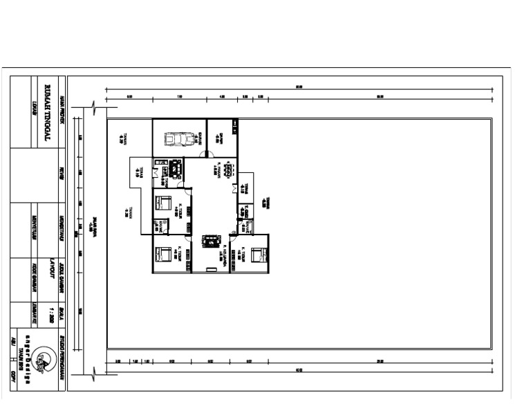 Layout Rumah Tinggal | PDF