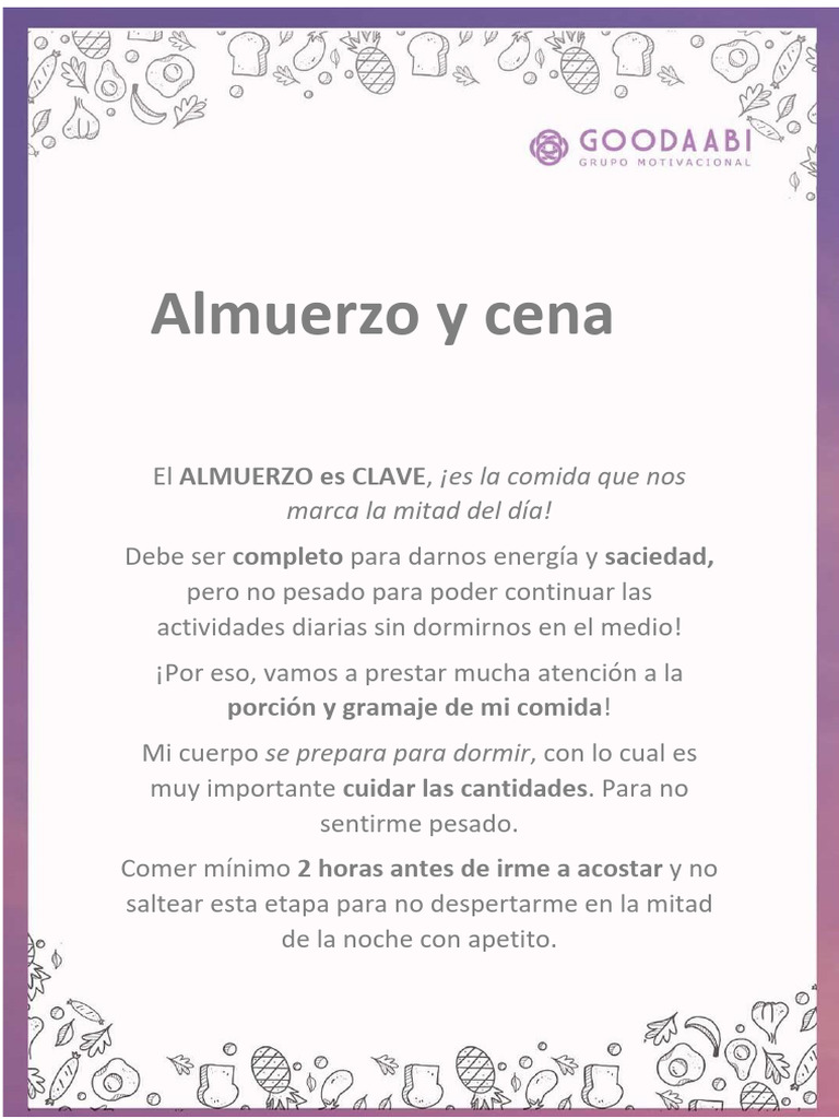 Clasico Almuerzo y Cena C1 | PDF | Legumbre | Vegetales