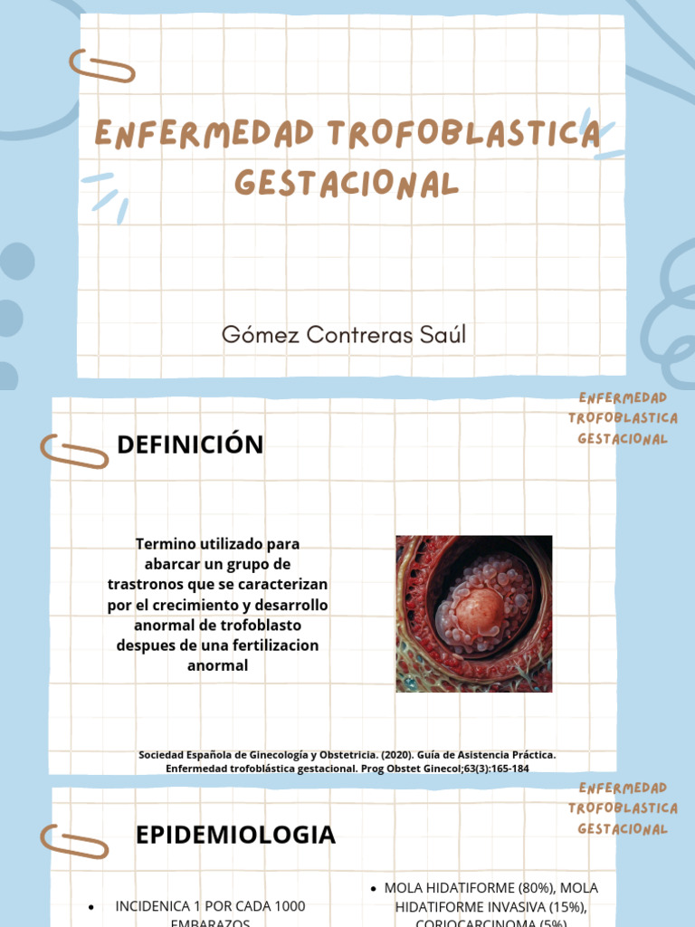 Enfermedad Trofoblástica Gestacional | PDF