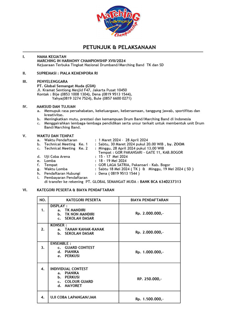 Petunjuk & Pelaksanaan Mih 2024 Ok Rev.o2 | PDF