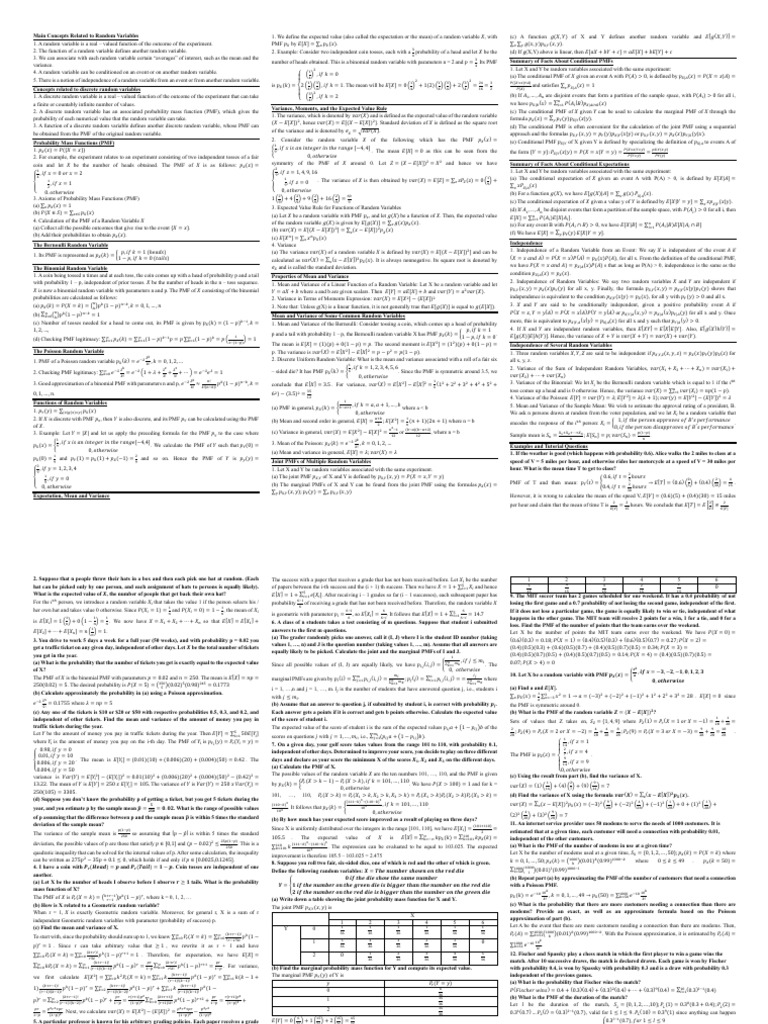 EE2012 Quiz 2 Cheatsheet | PDF