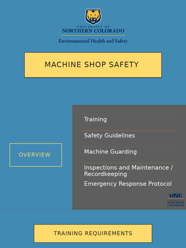 Machine Shop Safety | PDF