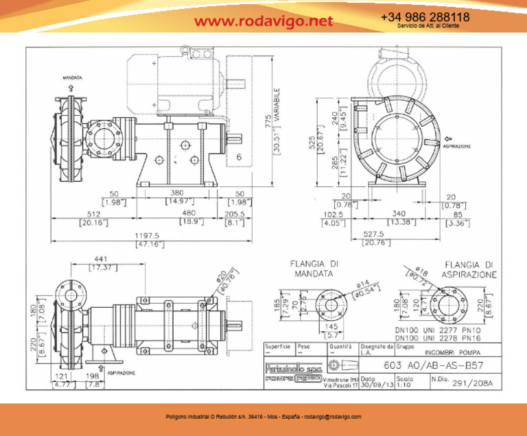 Bomba 603 Ao Ab As b57 Pemo Pumps | PDF