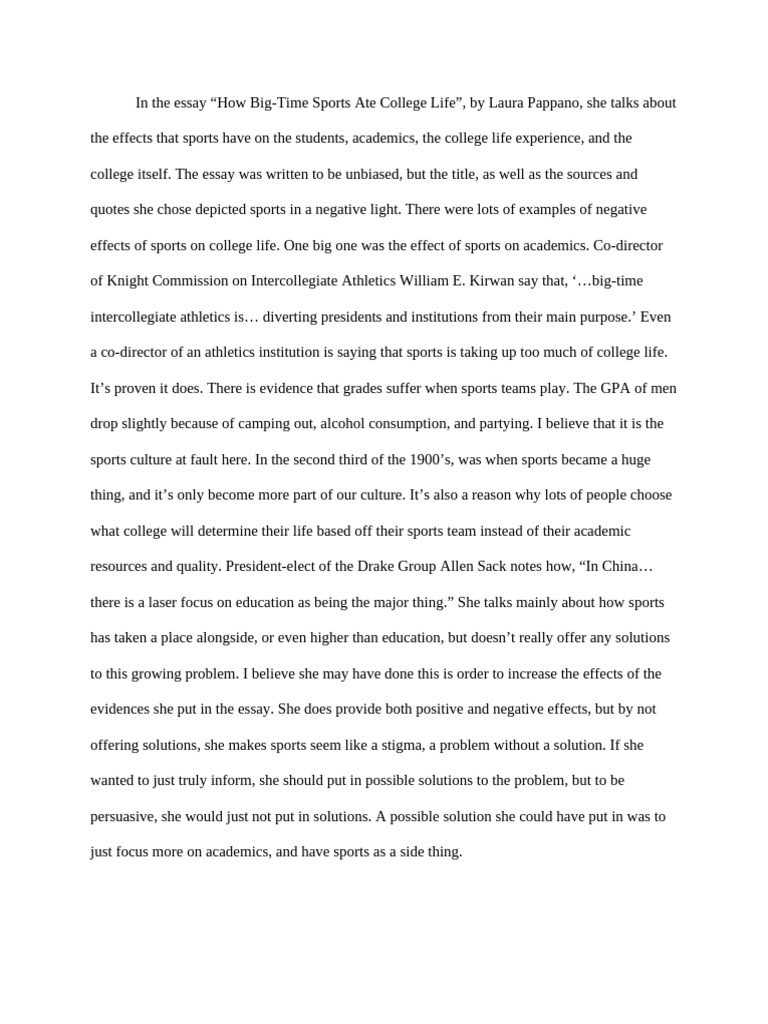 Sample Essay | PDF