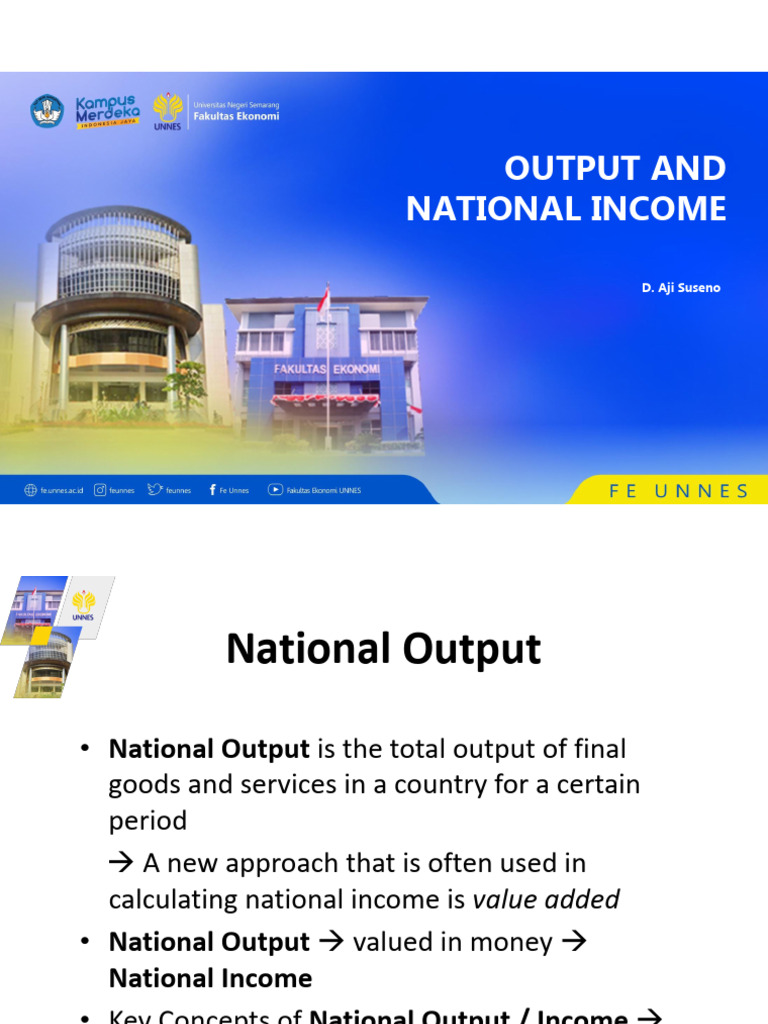4 - Output National Income | PDF