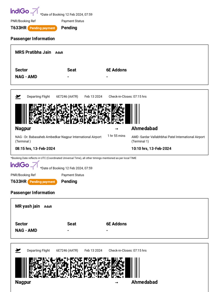 View-Itinerary | PDF