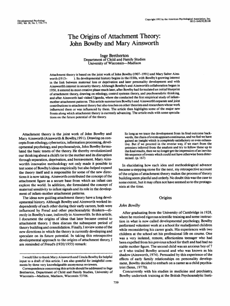 Bowlby | PDF
