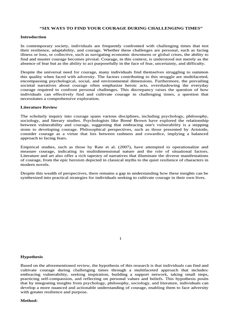 Article Critique Template | PDF