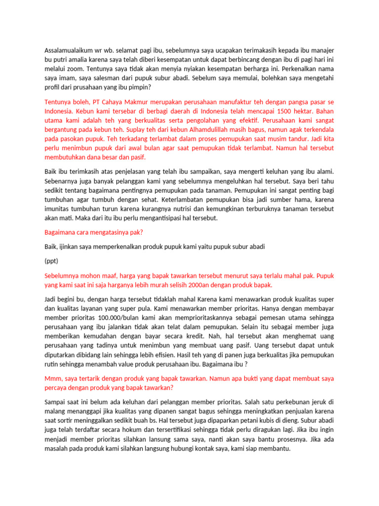 Pupuk Subur Abadi | PDF