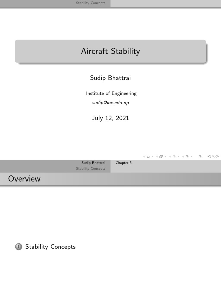 Aircraft_Stability | PDF