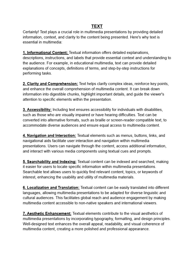 Multimedia Unit 2 | PDF