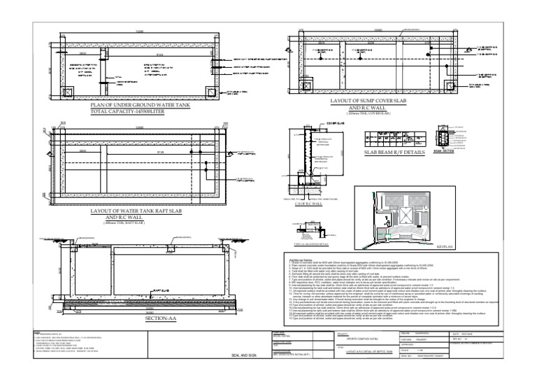 Under Ground Water Tank-25-07-2024 | PDF