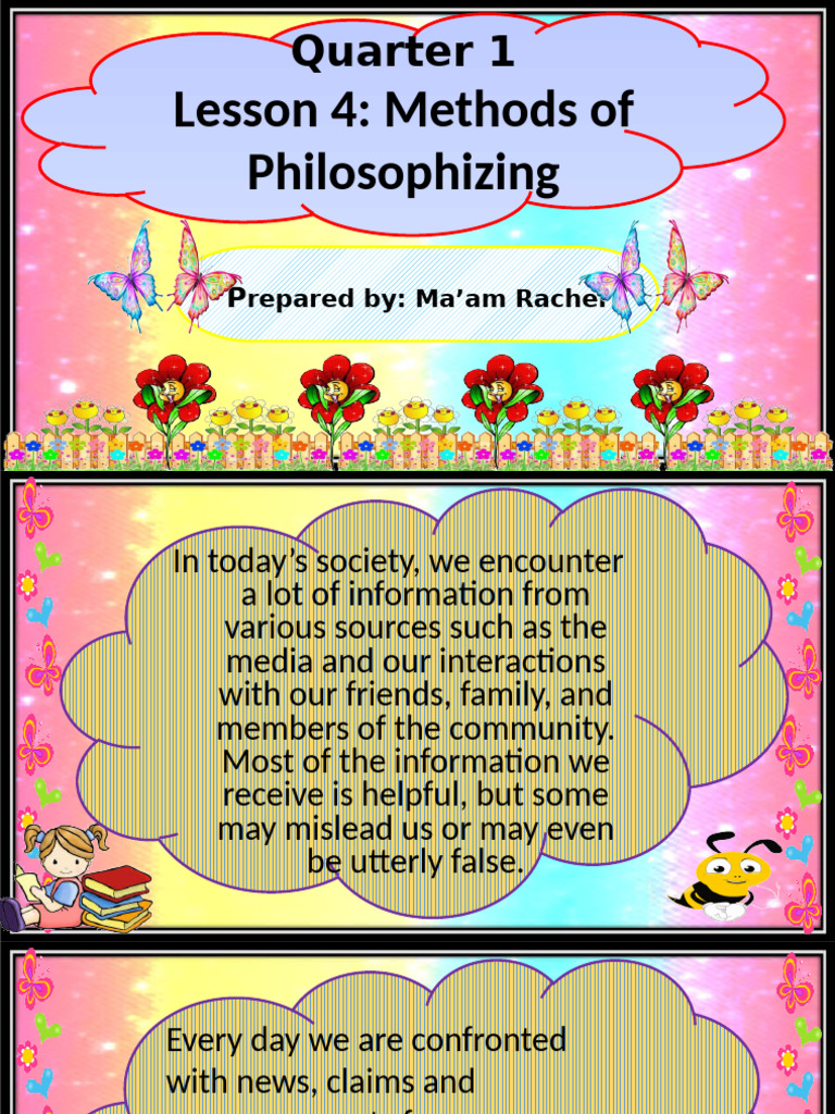 Lesson 4 - Methods of Philosophizing | PDF