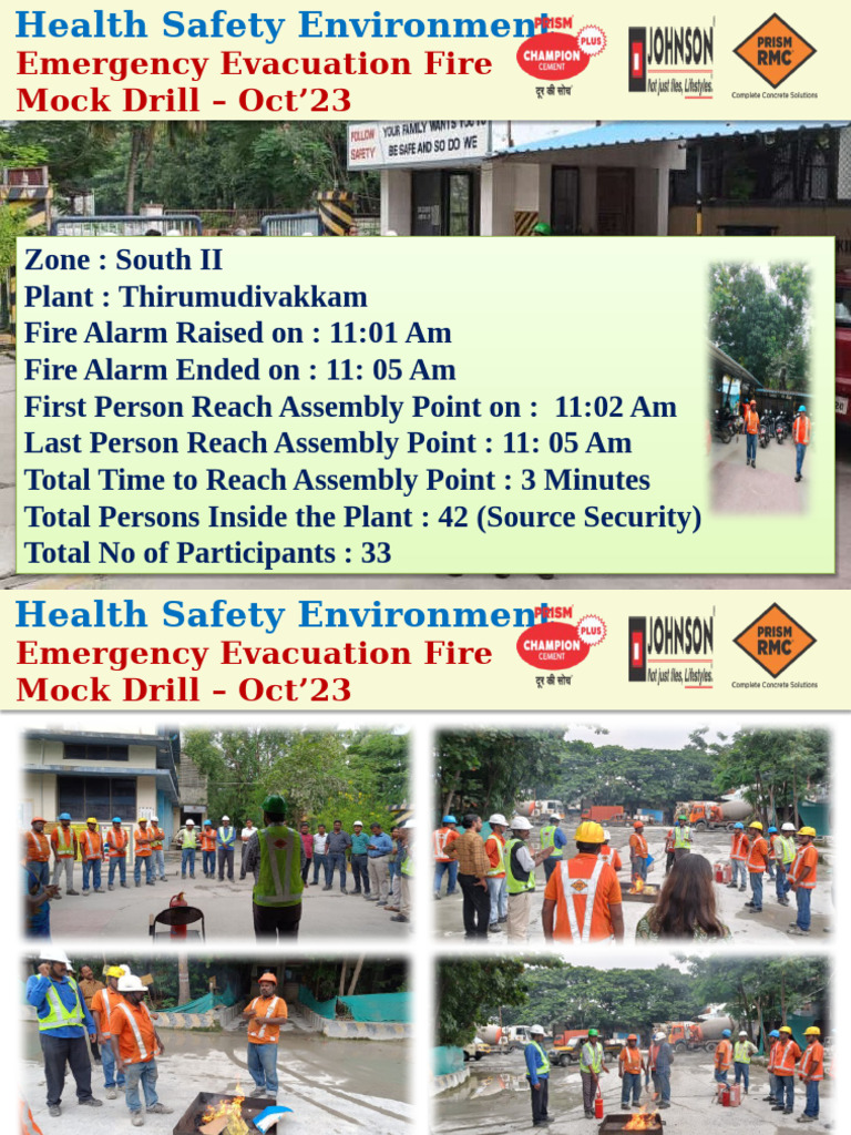 Emergency Evacuation Moc Drill'23 | PDF