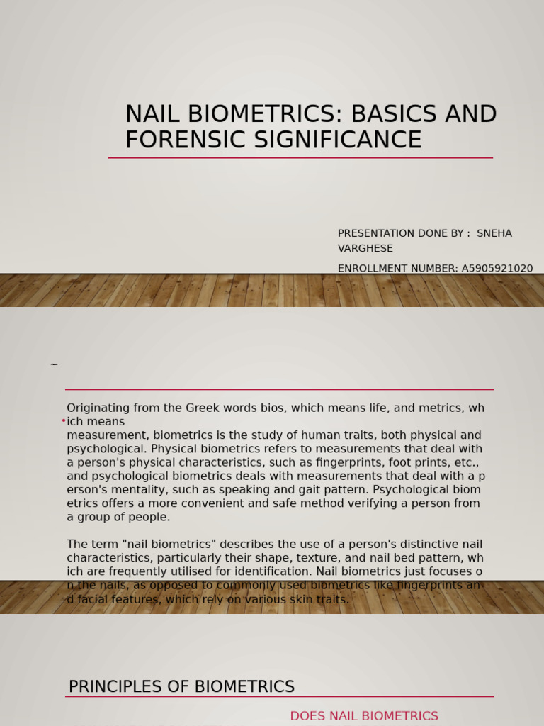 Forensic Significance of Nail | PDF