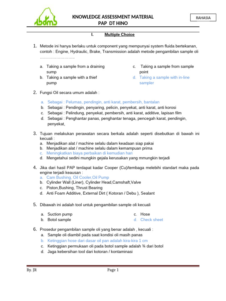 Soal Pap General | PDF