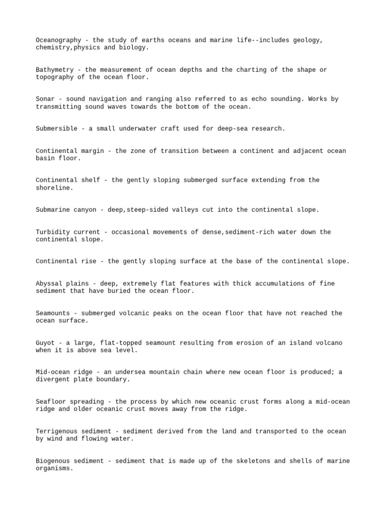 ocean notes (atlantic) | PDF