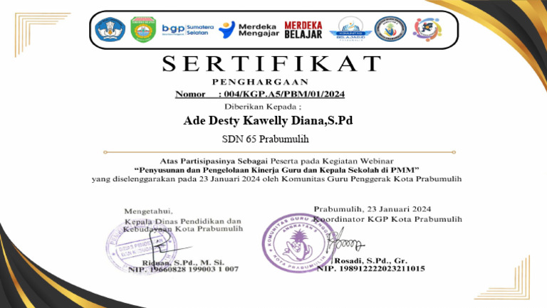 Ade Desty Kawelly Diana, S.PD | PDF