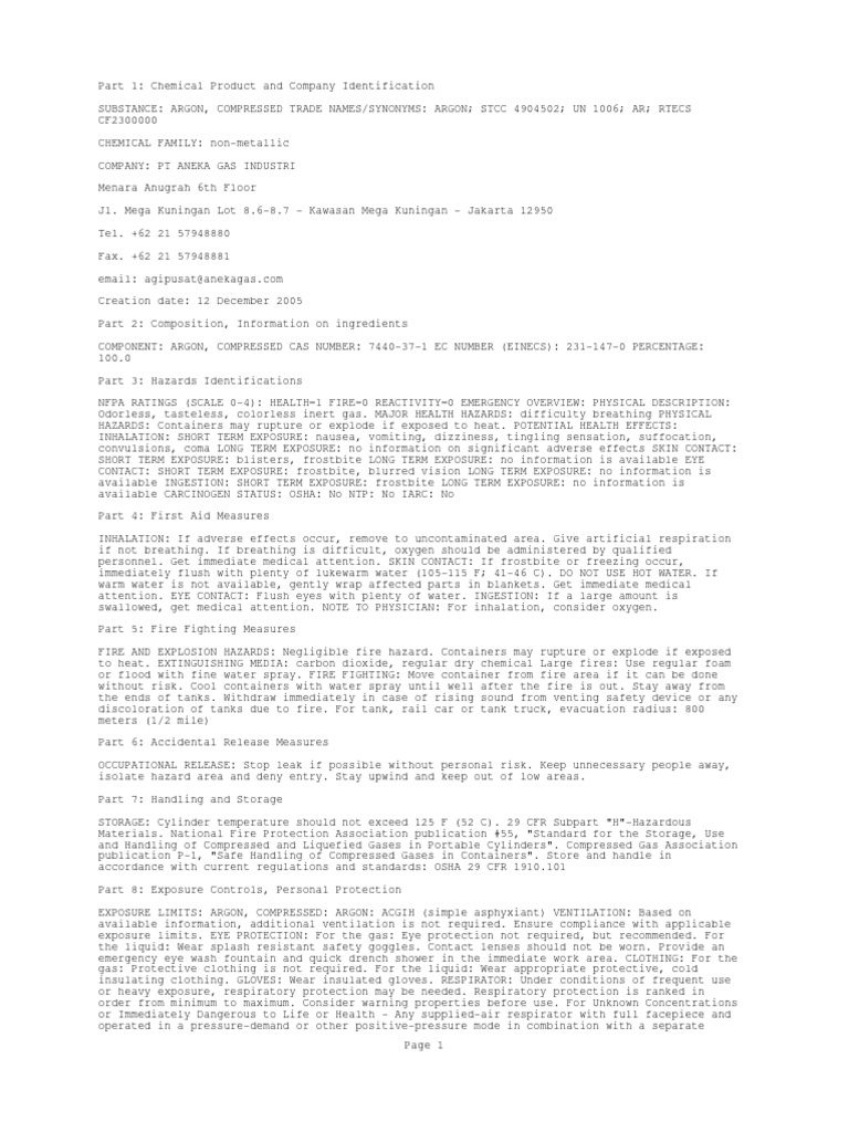 Argon | PDF