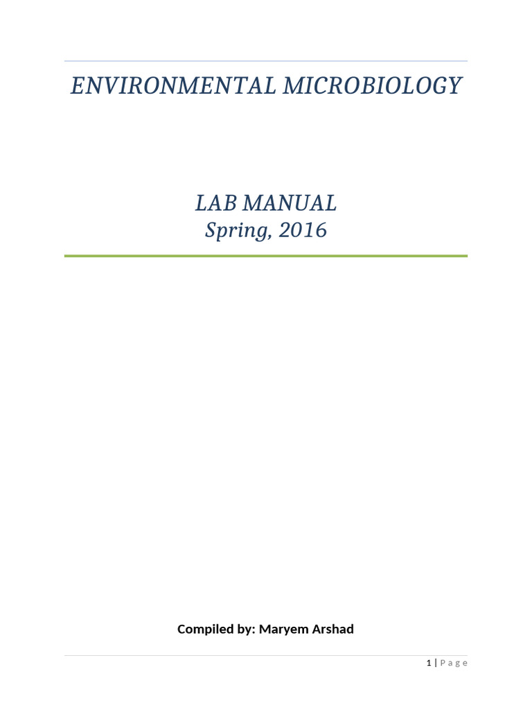 Lab Manual | PDF