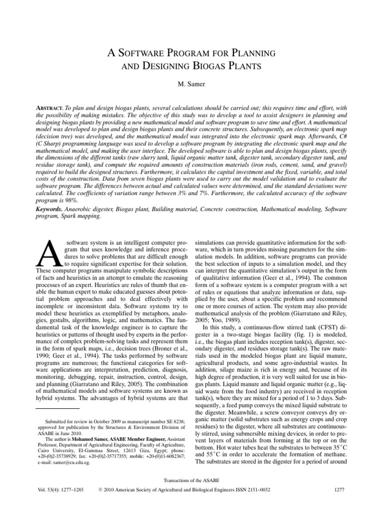A Software Program For Planning and Desi | PDF