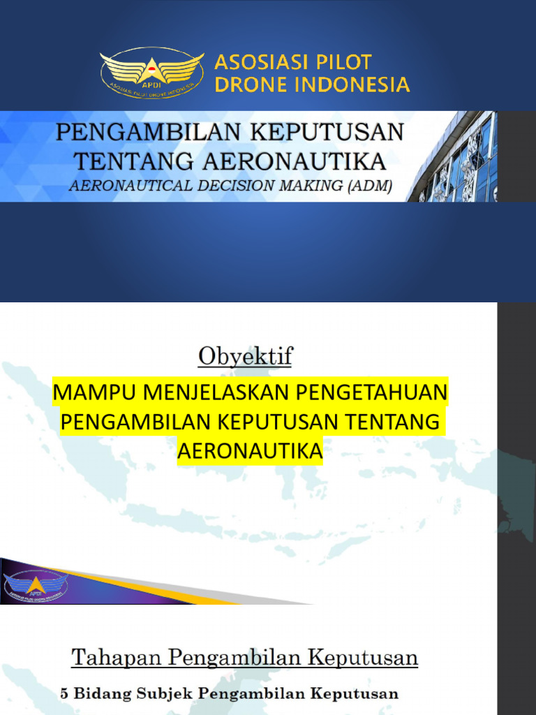 Modul 10 Pengambilan Keputusan Tantang Aeronautika (APDI) - Update10jan23 | PDF