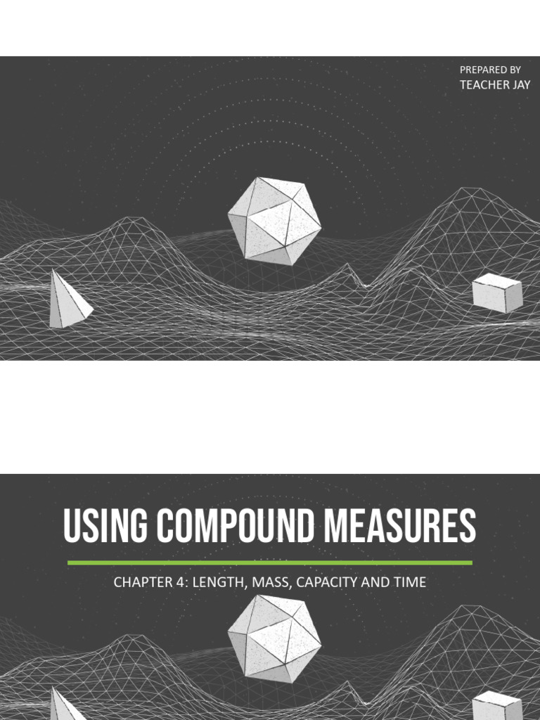 4.3 Using Compound Measure - F2 Unit 4 | PDF