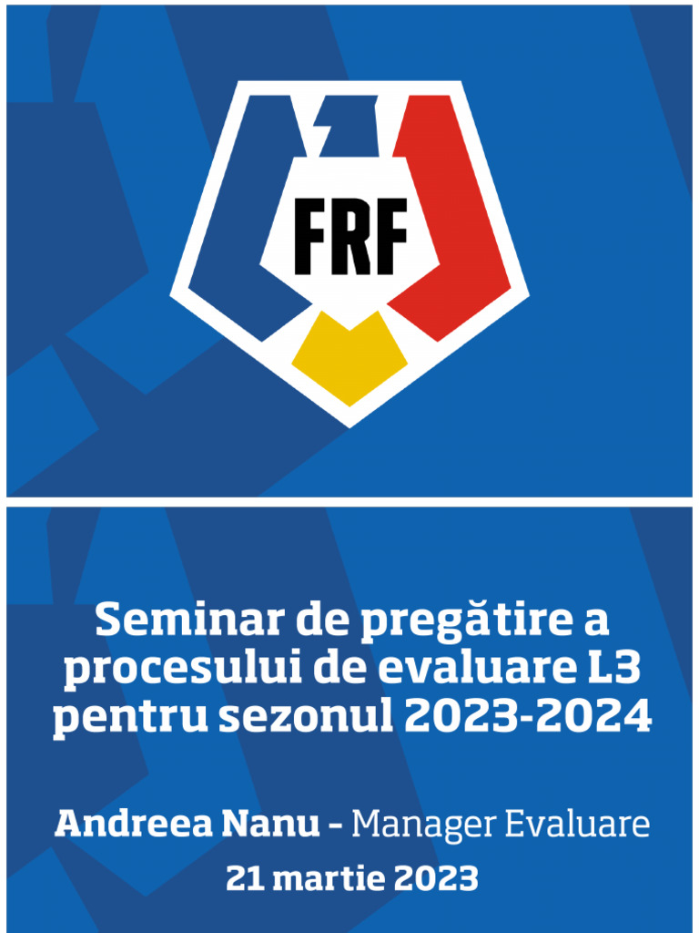 Seminar Evaluare L3 2023 2024 | PDF