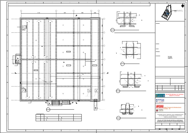 RCC of Chlorine Contact Tank & Clear Water Sump - (Sheet 05 of 06 ...