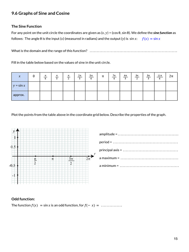 Math 4i Unit 9 Booklet - Pg. 15-16 | PDF