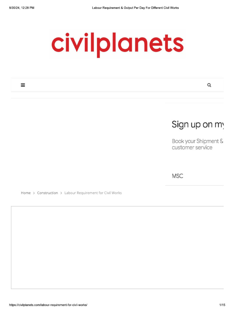 Manpower Requirements | PDF