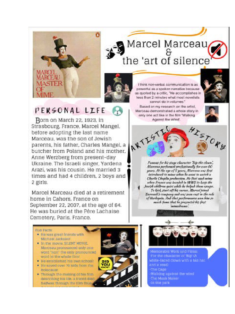 Drama - Marcel Marceau | PDF