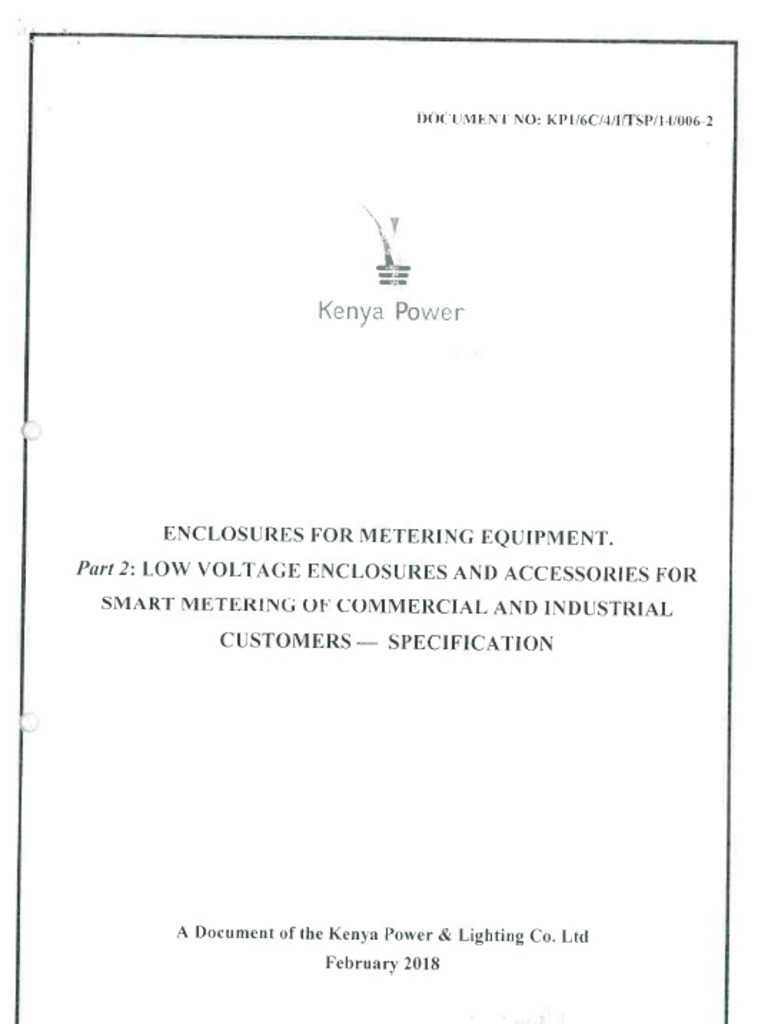 LV & HT Metering Enclosures | PDF