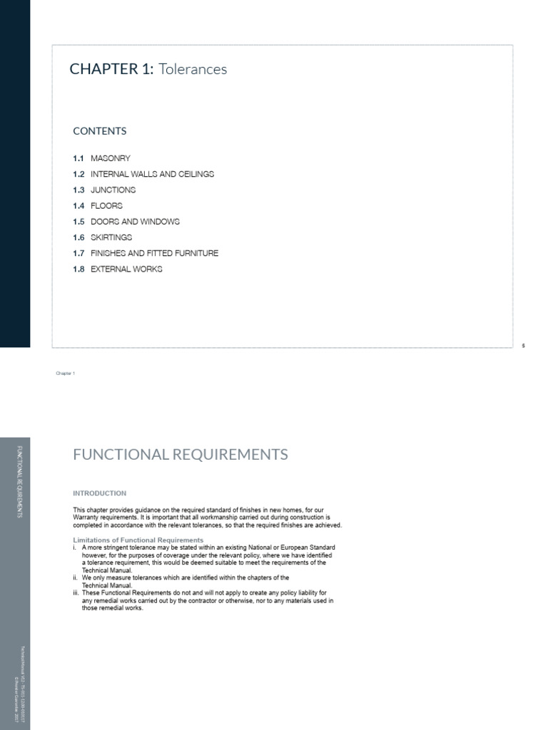 PG Technical Manual v12 Chapter 1 | PDF