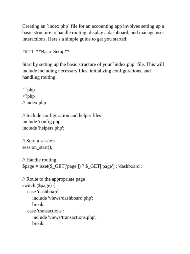 Basic Setup | PDF Basic Setup | PDF