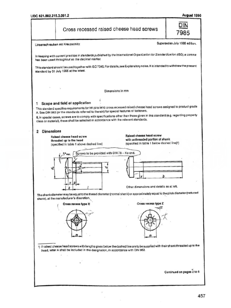 Din 7985 | PDF