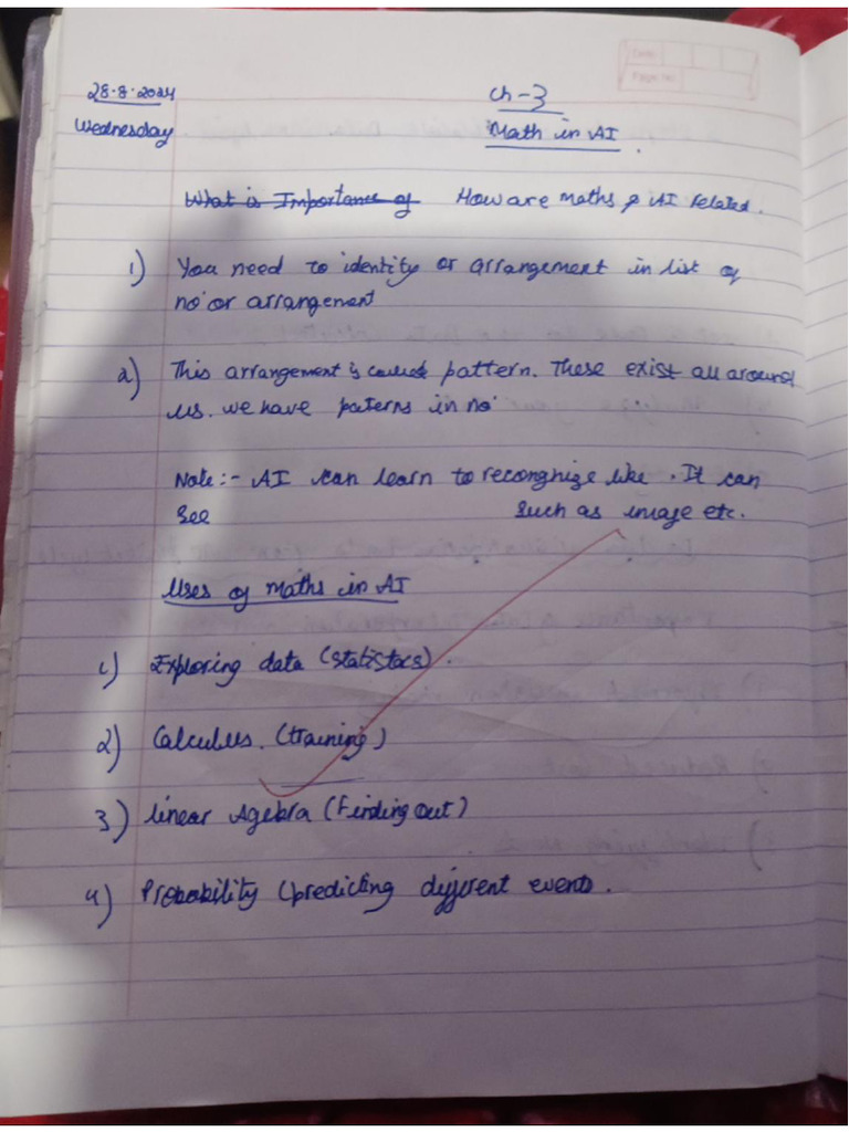 Maths in AI Part B Full Notes | PDF