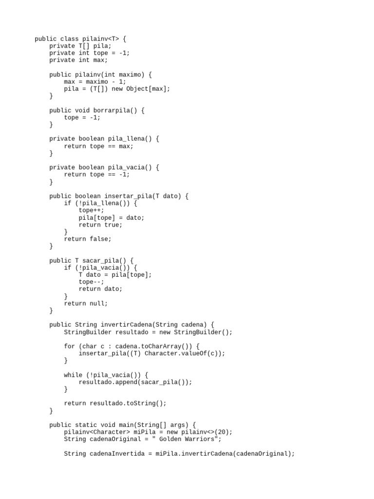 Pila Invertida | PDF